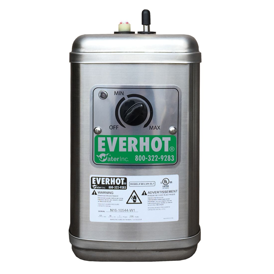 EverHot Tank (Stainless Steel) - For Use with EverHot Faucets ...